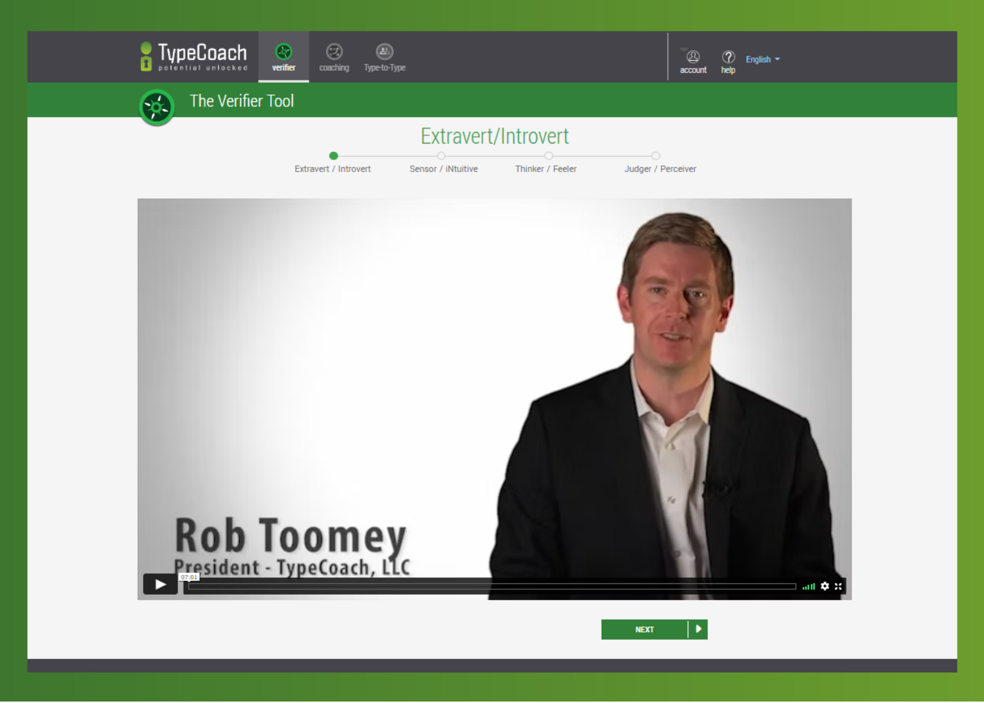 Verifier – TypeCoach