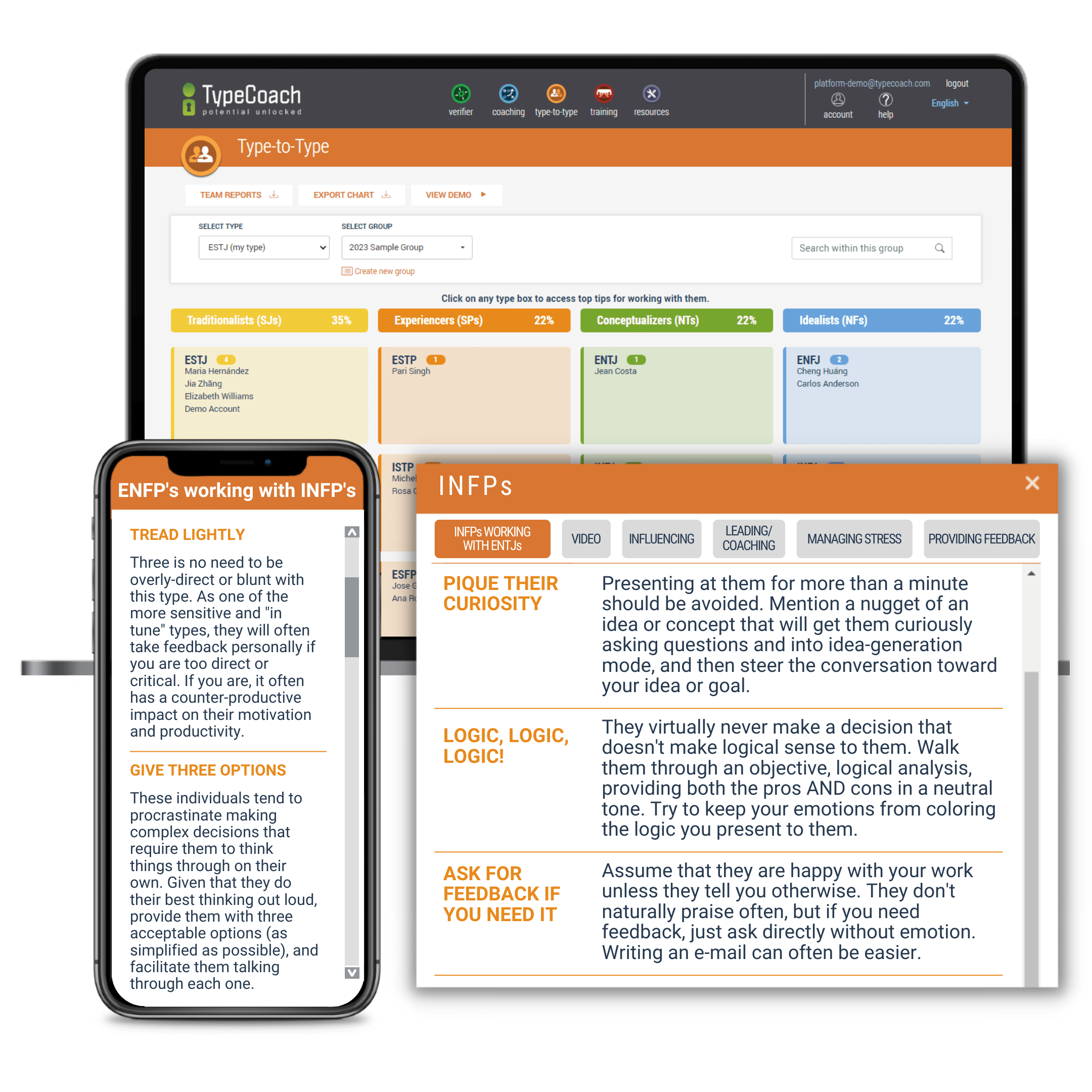 TypeCoach Type-to-Type Tool